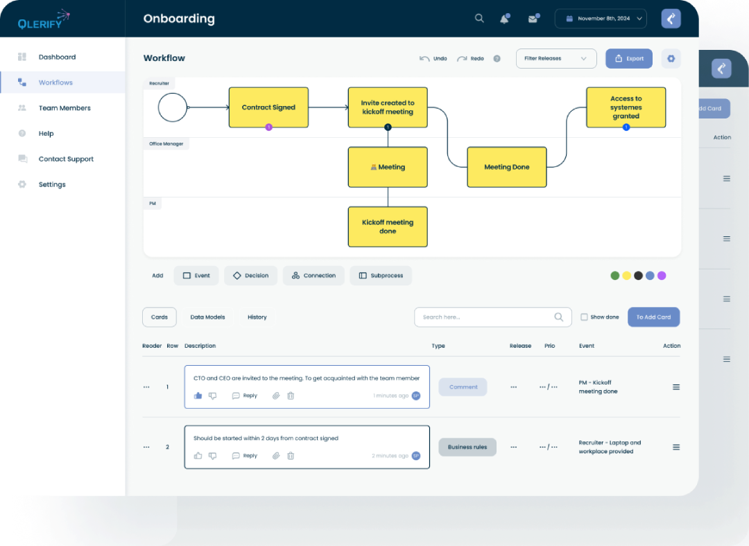 Qlerify case study | Dinarys
